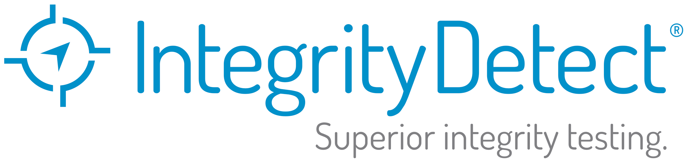 IntegrityDetect® - English Tagline - Blue with Gray